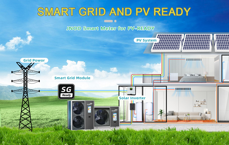 R290 Dual-Fan Monoblock High-Power Heat Pump with Circulating Pump ...